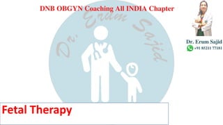 Fetal therapy including treatment of fetuses | PDF
