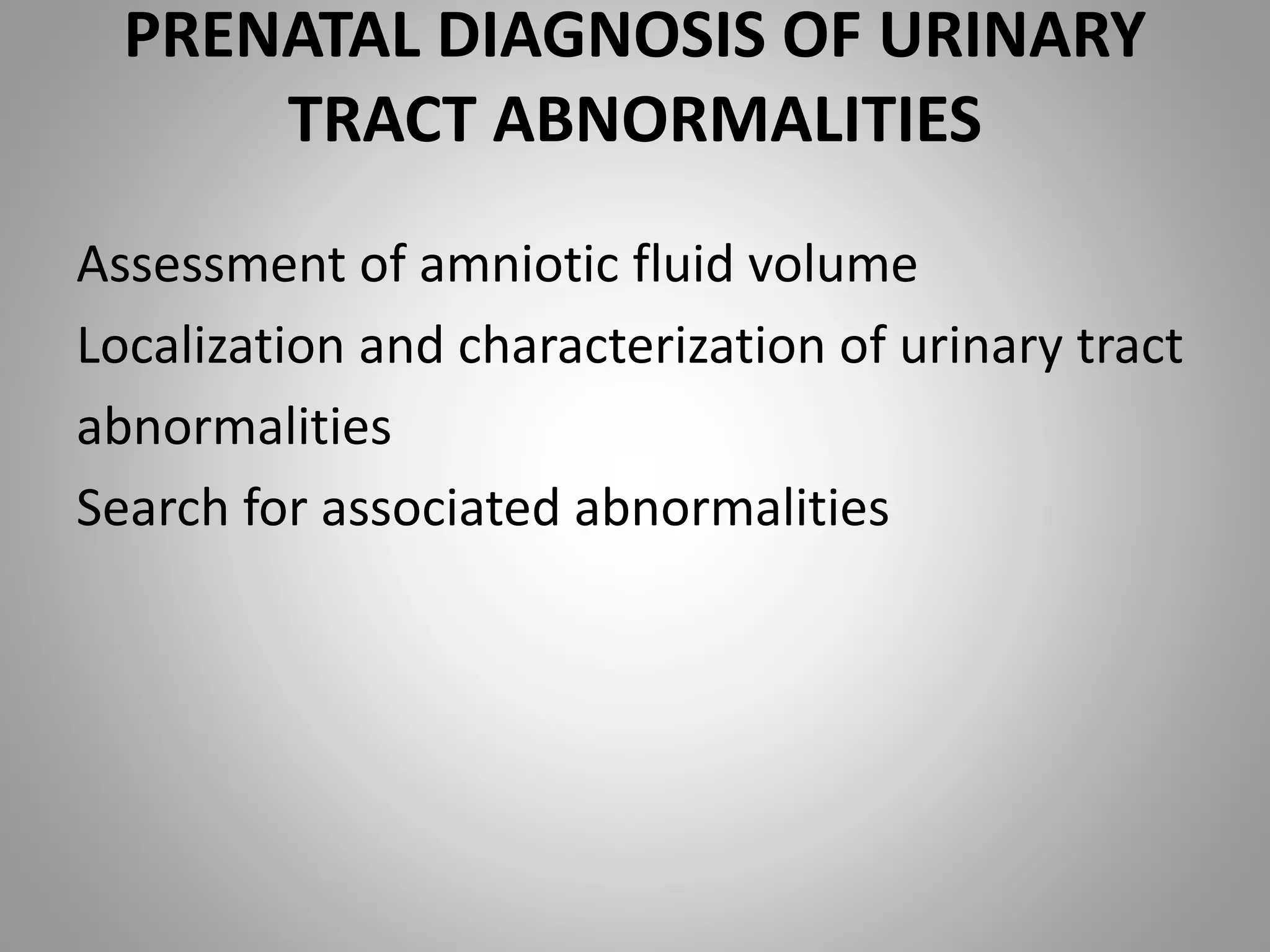 Fetal urogenital usg | PPTX