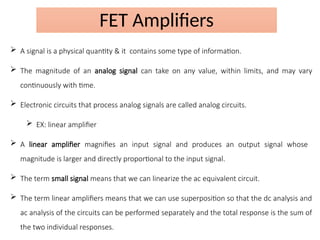 FET_Amplifiers using bjt amplifier (1).pptx