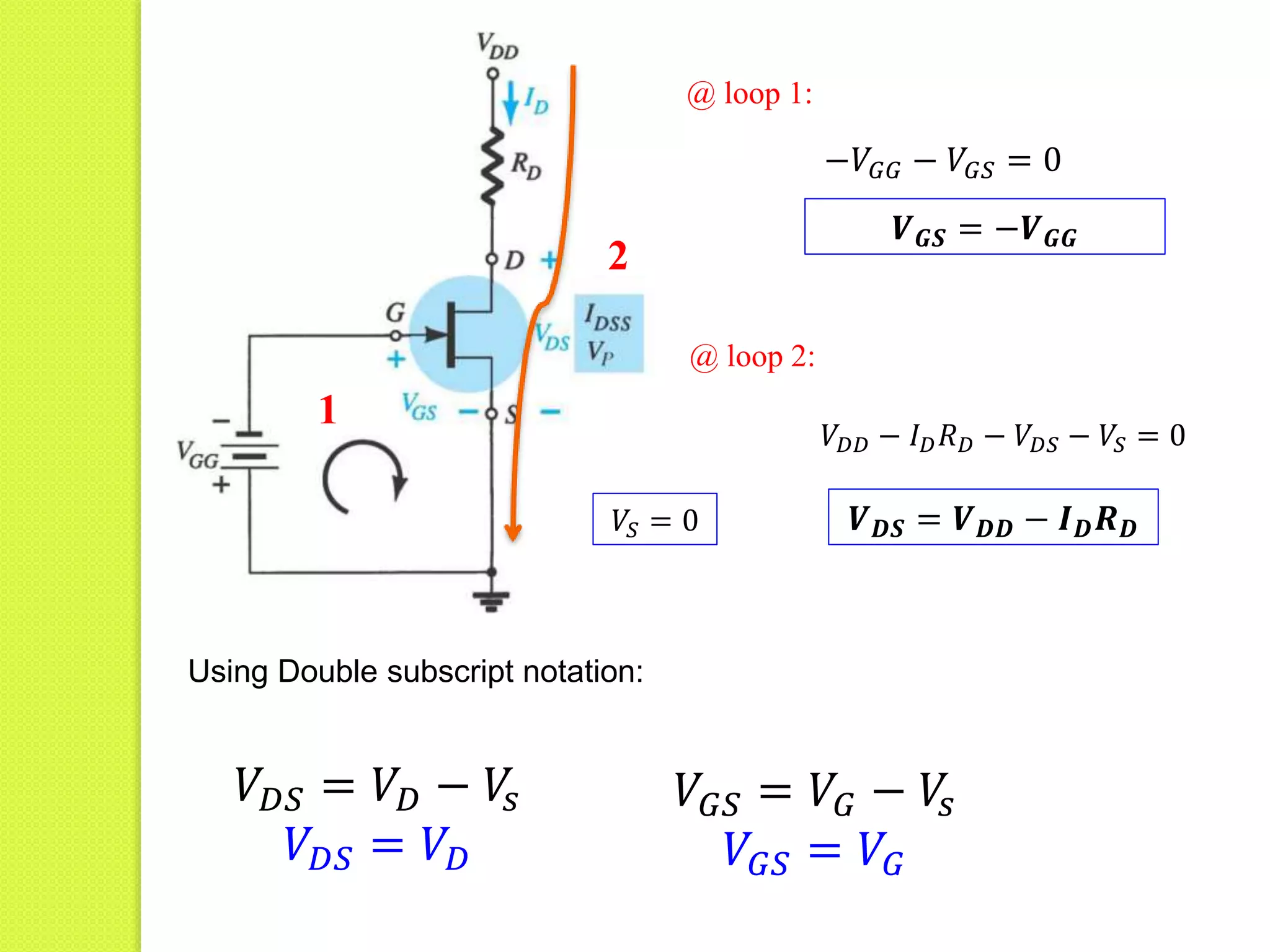 Field Effect Transistor Biasing And Configuration Ppt