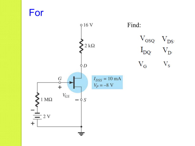 Field Effect Transistor Biasing and Configuration | PPT