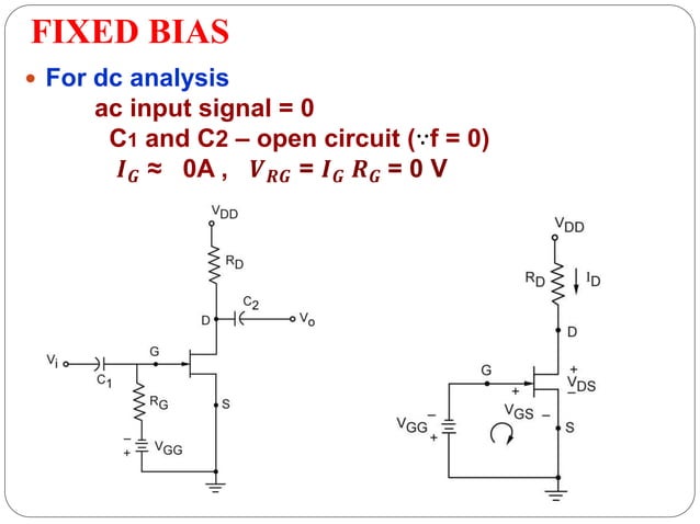 FET Biasing | PPTX | Physics | Science