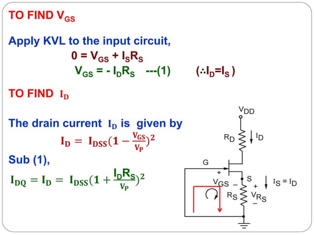 FET Biasing | PPTX | Physics | Science