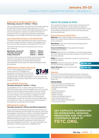 FETC 2015 Conference Brochure | PDF