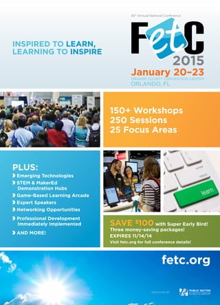 FETC 2015 Conference Brochure | PDF