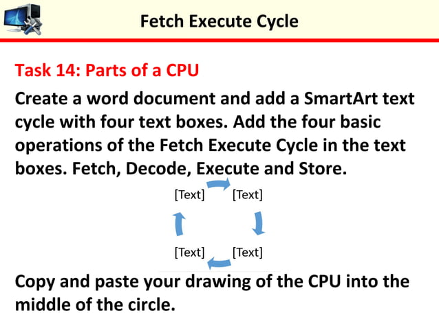 Fetch execute cycle | PPT | Operating Systems | Computer Software and Applications