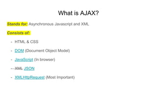 Fetch API Talk | PPTX | Web Development | Internet
