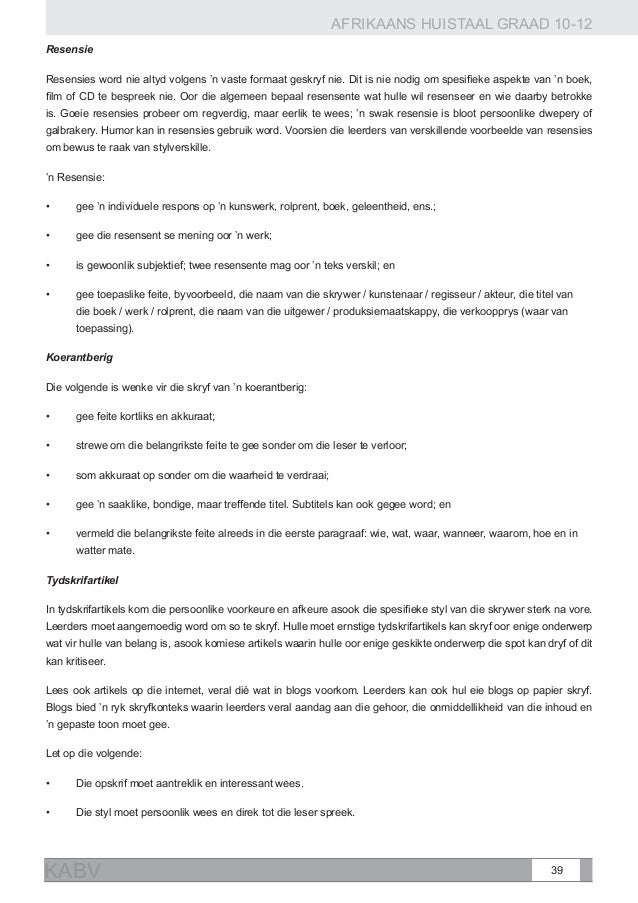 FET FOR GRADE 10-TWELVE GUIDELIENS