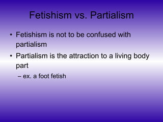 Fetishism | PPT