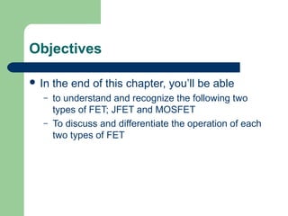 FET lecture_Electronics by Arif Sir | PPT