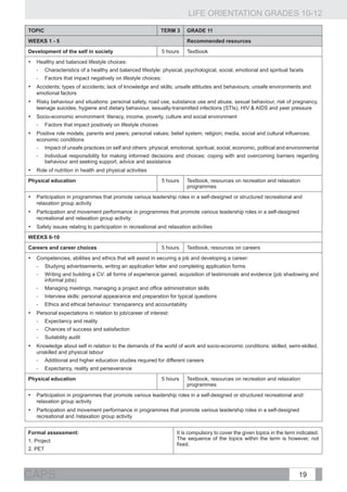 FET PHASE Life Orientation Caps Doc. | PDF