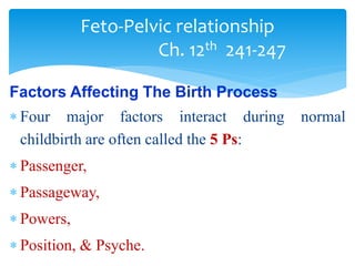 Fetopelvic relationship | PPTX