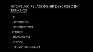 Fetopelvic relationship final presentation.pptx