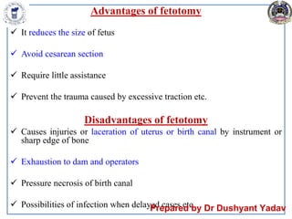 Fetotomy in bovines by Dr Dushyant Yadav BASU, Patna INDIA | PDF ...