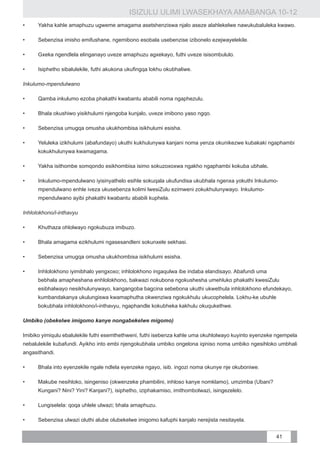 FET Phase IsiZulu Language Caps Doc. | PDF