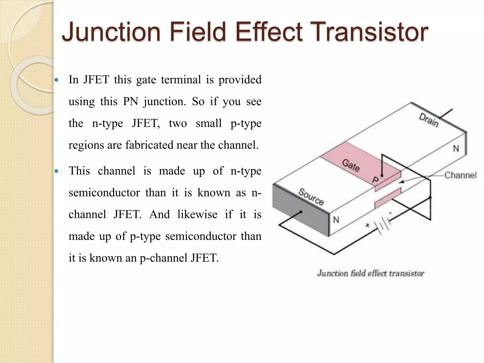 Field Effect Transistor ppt | PPTX