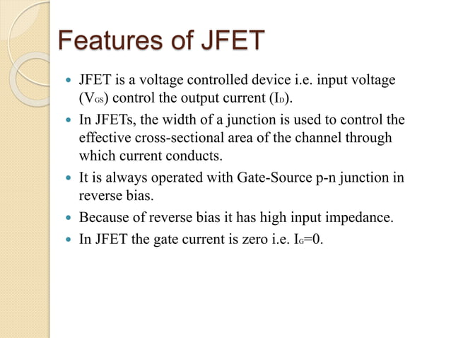 Field Effect Transistor ppt | PPTX | Physics | Science