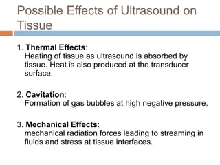 Safety of Diagnostic Ultrasound in Fetal Scanning | PPTX