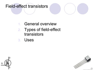 Field-Effect Transistors | PPT