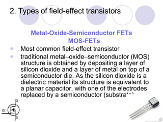 Field-Effect Transistors | PPT
