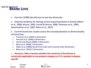 The role of product category for brand relationships | PPTX
