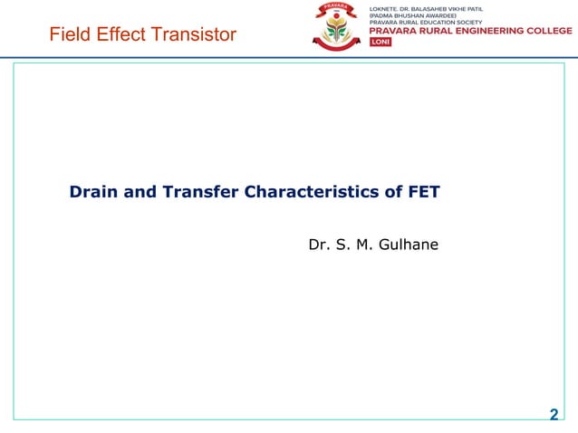 Field Effect Transistor | PDF | Physics | Science