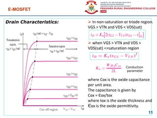 E- MOSFET | PDF