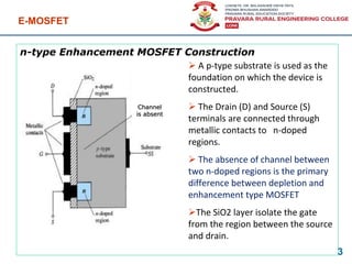 E- MOSFET | PDF