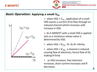 E- MOSFET | PDF