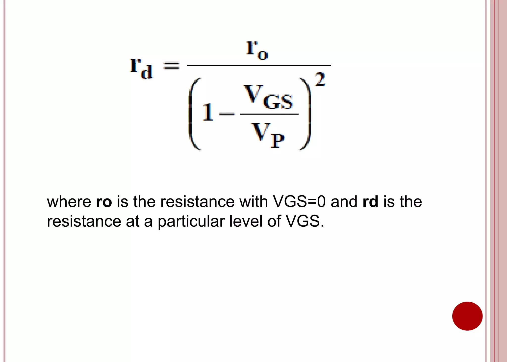 Field Effect Transistor | PPTX