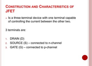 Field Effect Transistor | PPTX