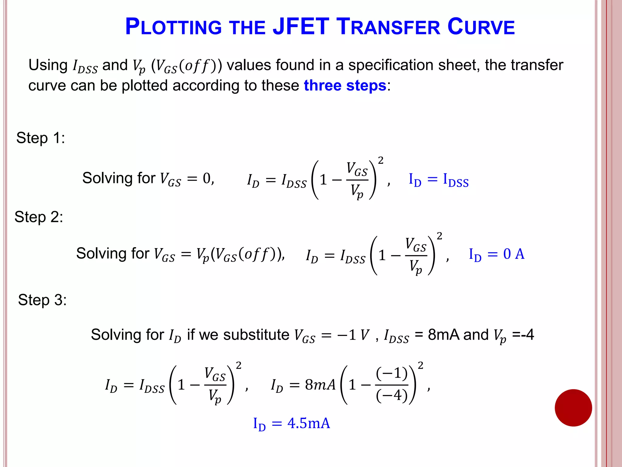 Field Effect Transistor (FET) | PPTX