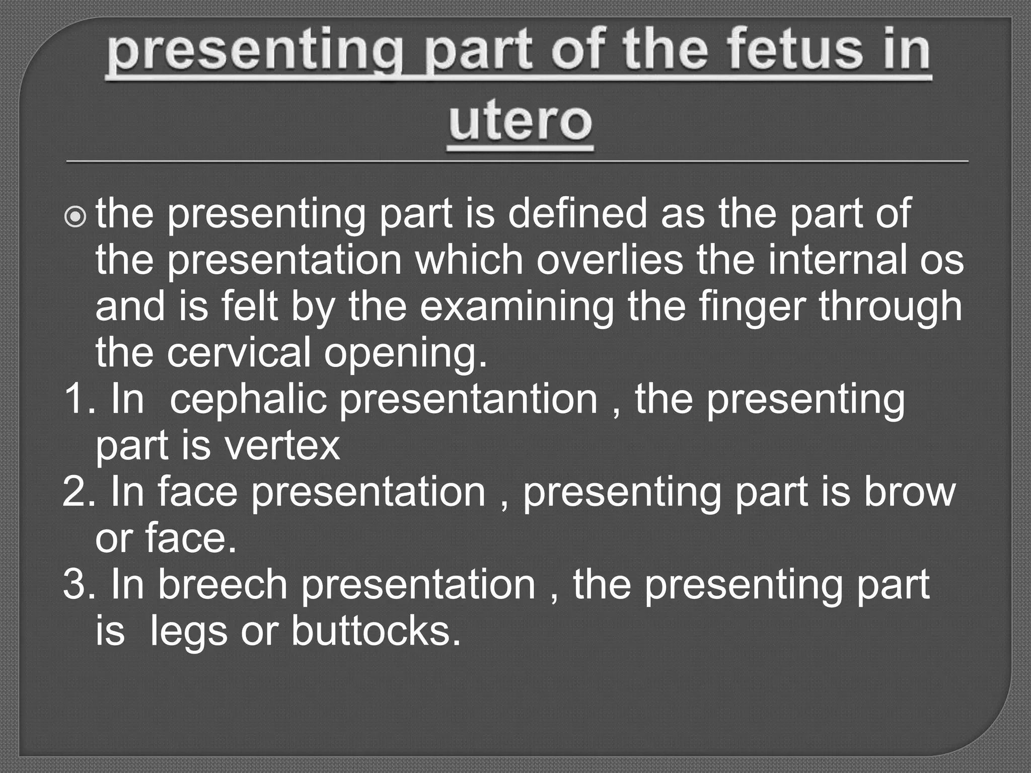 Fetus in utero | PPTX