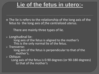 Fetus in utero | PPTX