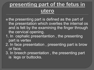 Fetus in utero | PPTX