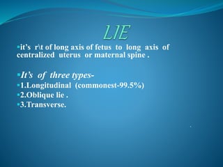 Fetus in utero | PPTX