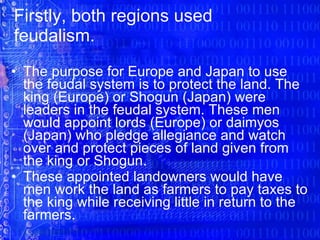 Feudalism (Japan adn Europe | PPT