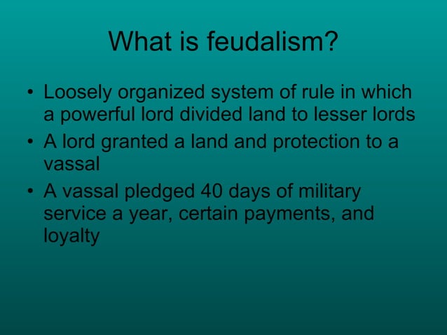 Feudalism | PPT