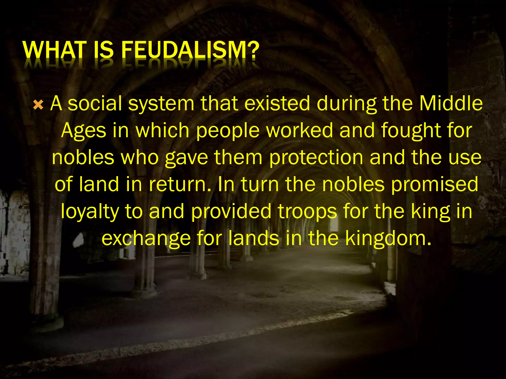 Feudalism and Life in the Middle Ages | PPT