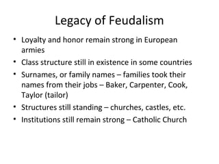 Feudalism in Europe | PPT