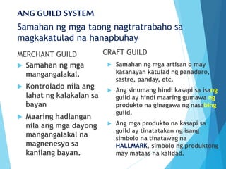 ANG KASAYSAYAN NG MUNDO: PIYUDALISMO | PPTX