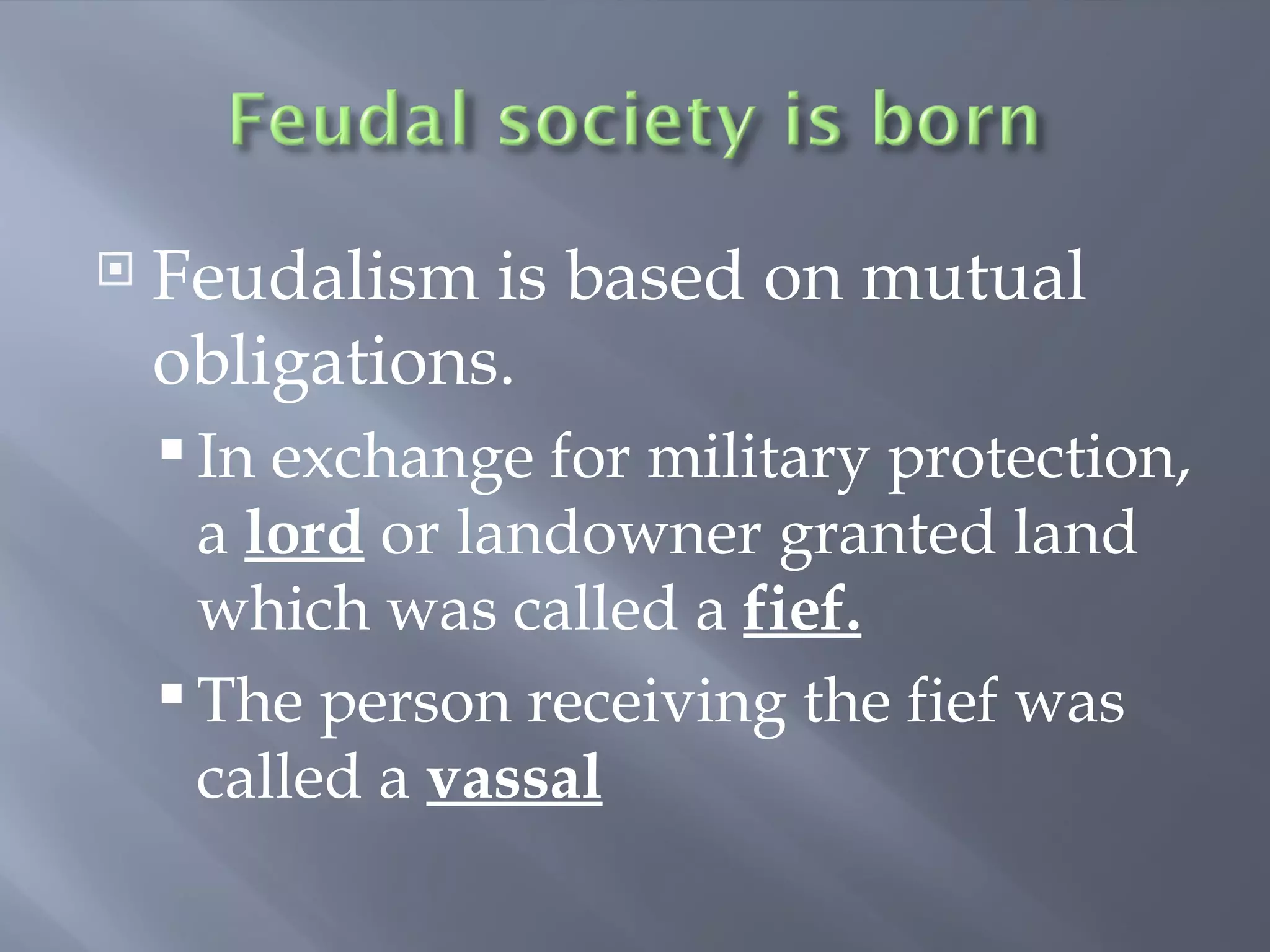 Feudalism In Europe | PPT