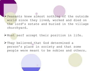 Feudalism and manorialism | PPTX