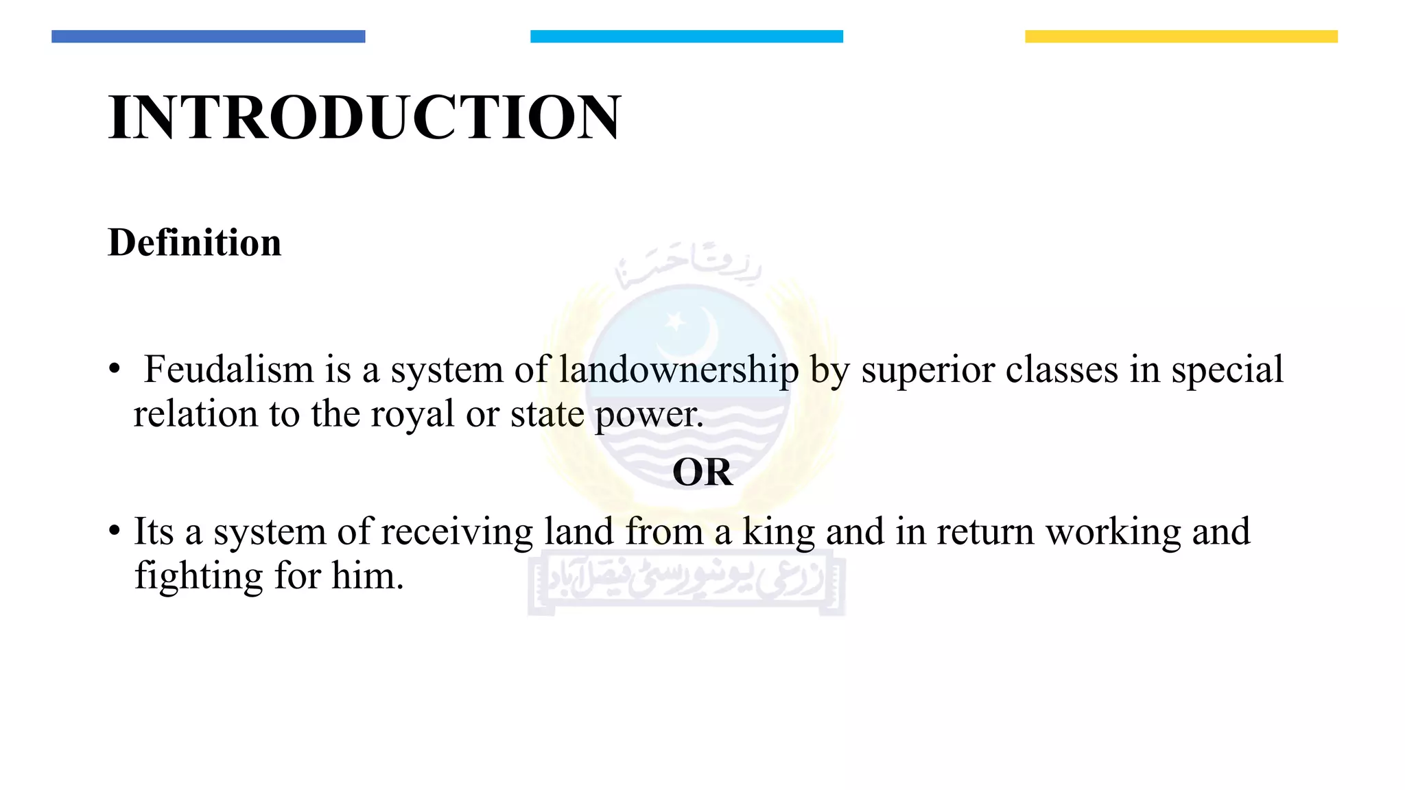 Feudalism by ijaz ul-haq | PDF