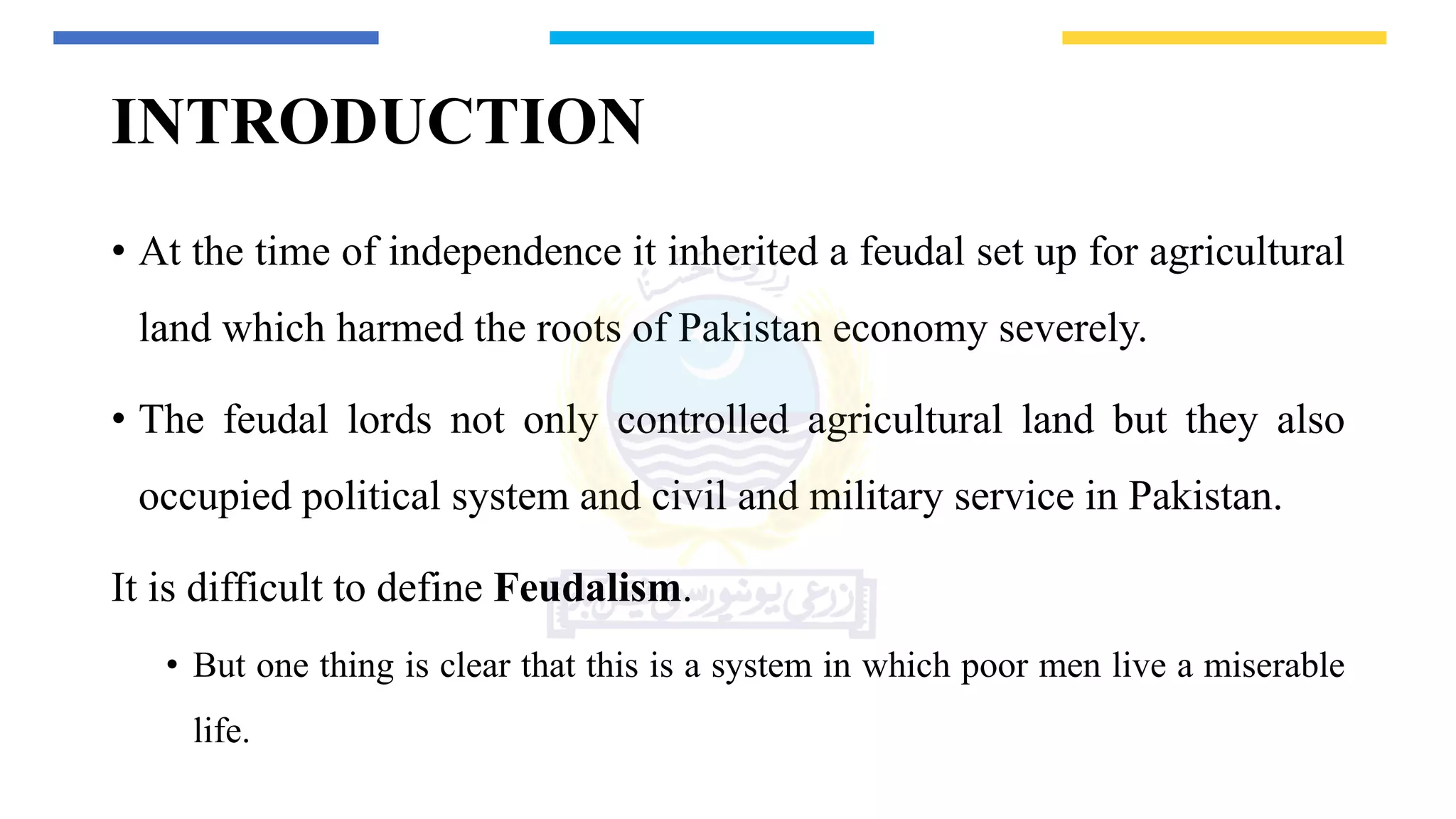 Feudalism by ijaz ul-haq | PDF