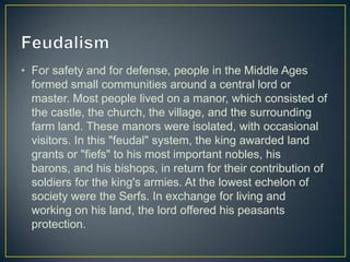 Feudalism in the middle ages | PPT