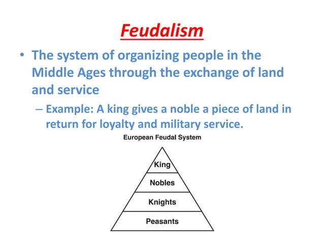 Feudalism in the Middle Ages PPT.pptx | Christianity | Religion ...