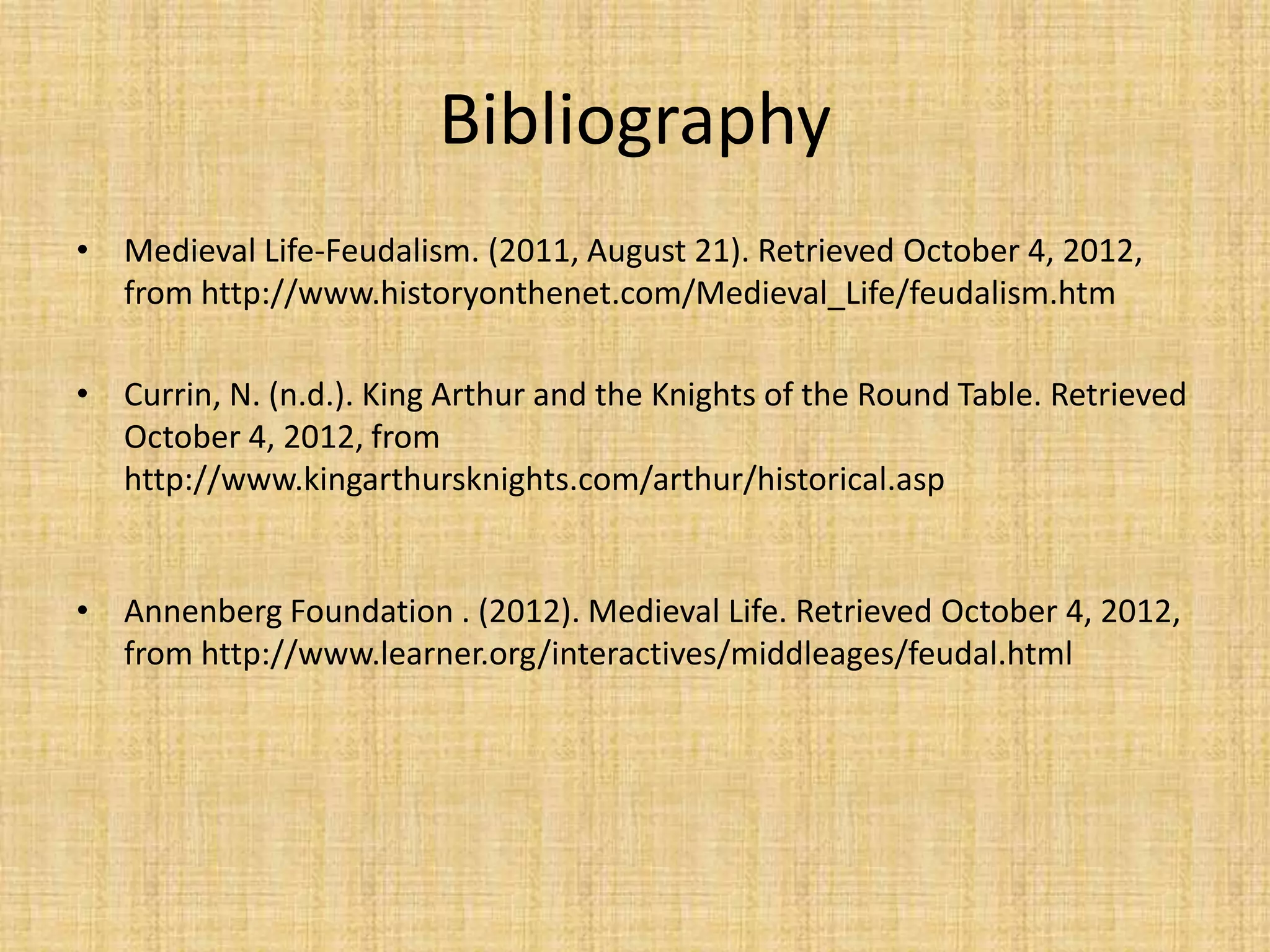 Feudalism, king arthur, and the medieval sweet, pozsgai, cooper | PPTX