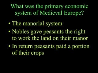 Feudalism manorialism | PPT