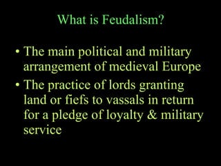 Feudalism manorialism | PPT